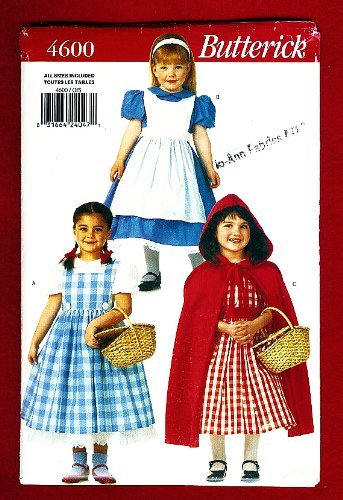 Butterick 4600 Girls Fairy Tale Costume Sewing Pattern – Sheida Usa